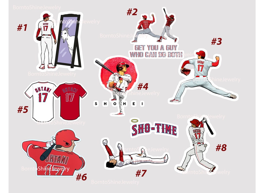 Shohei Ohtani Sticker Shohei Home Run MVP Sticker Sho Time - Etsy