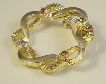 Gemstone brooch | Etsy