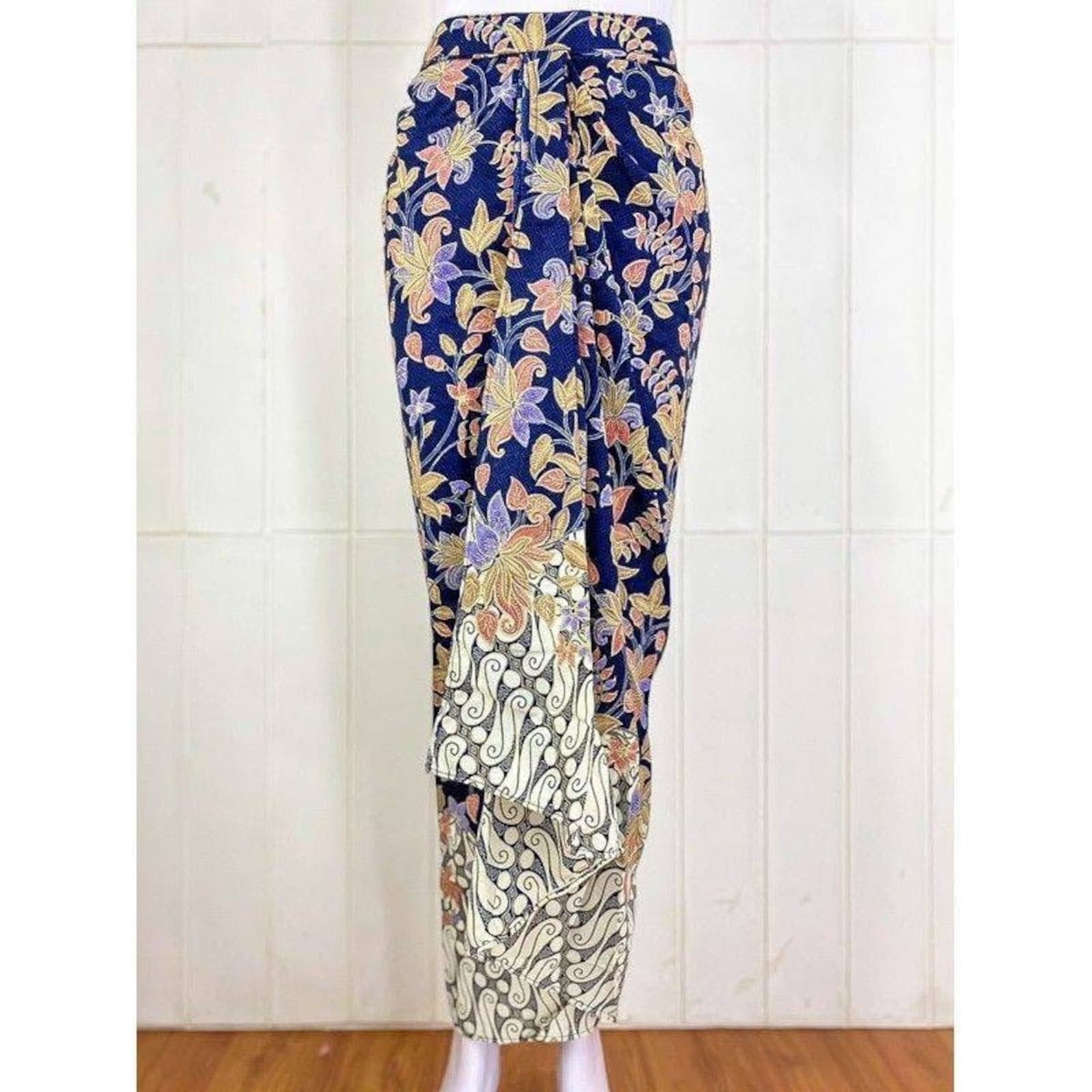 Batik Skirt Instant Wrap Skirt Kebaya Skirt Traditional From - Etsy