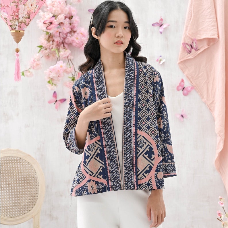 Outer Blazer Batik Pattern From Indonesia Batik Outer - Etsy