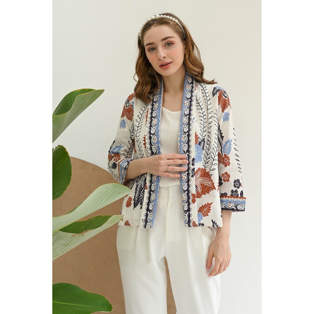 Outer Blazer Batik Pattern From Indonesia Batik Outer KATCO - Etsy