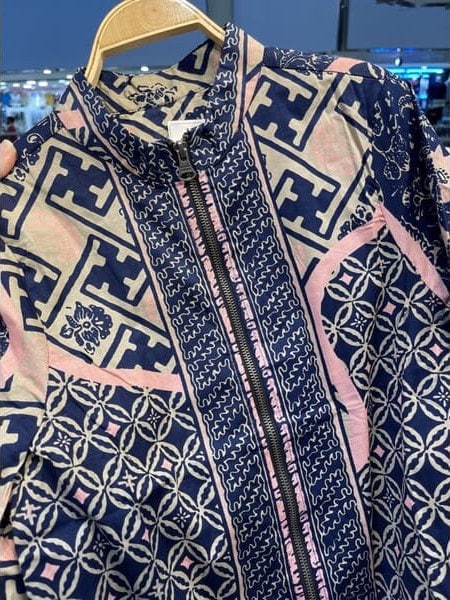 Bomber Jacket Batik Pattern From Indonesia Batik Outer KATCO - Etsy