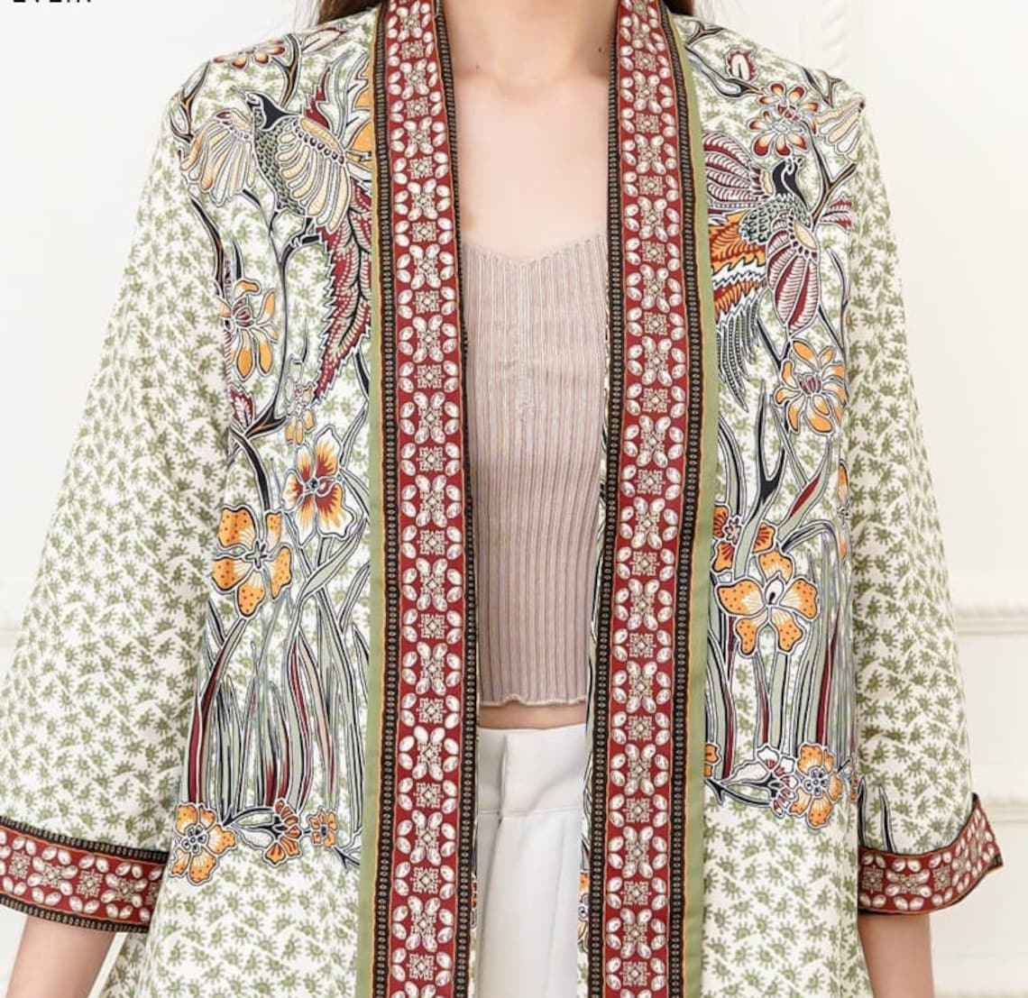 Outer Blazer Batik Pattern From Indonesia Batik Outer - Etsy