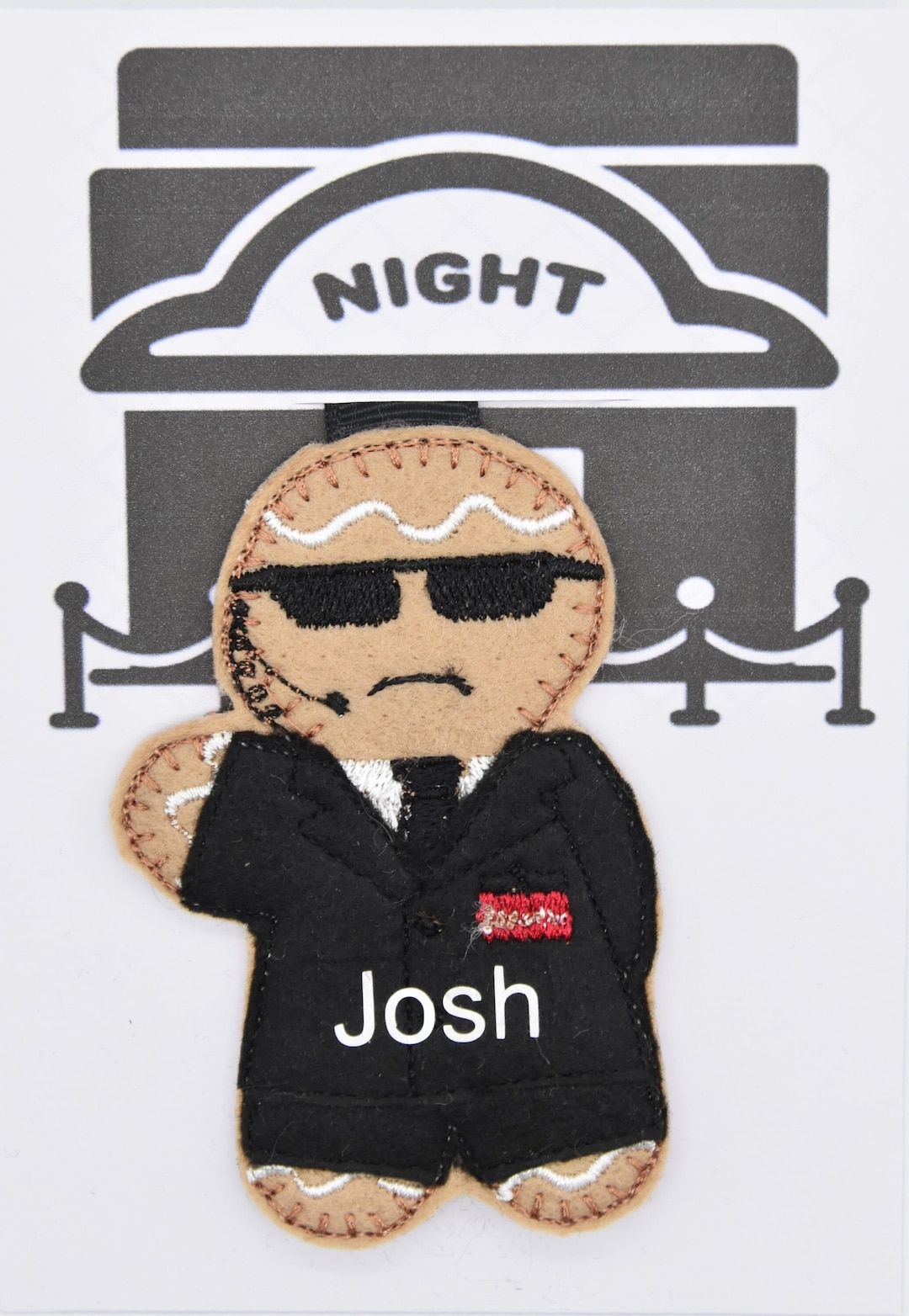 SECURITY GUARD DOORMAN Bouncer Gift Gingerbread Man With or Without ...