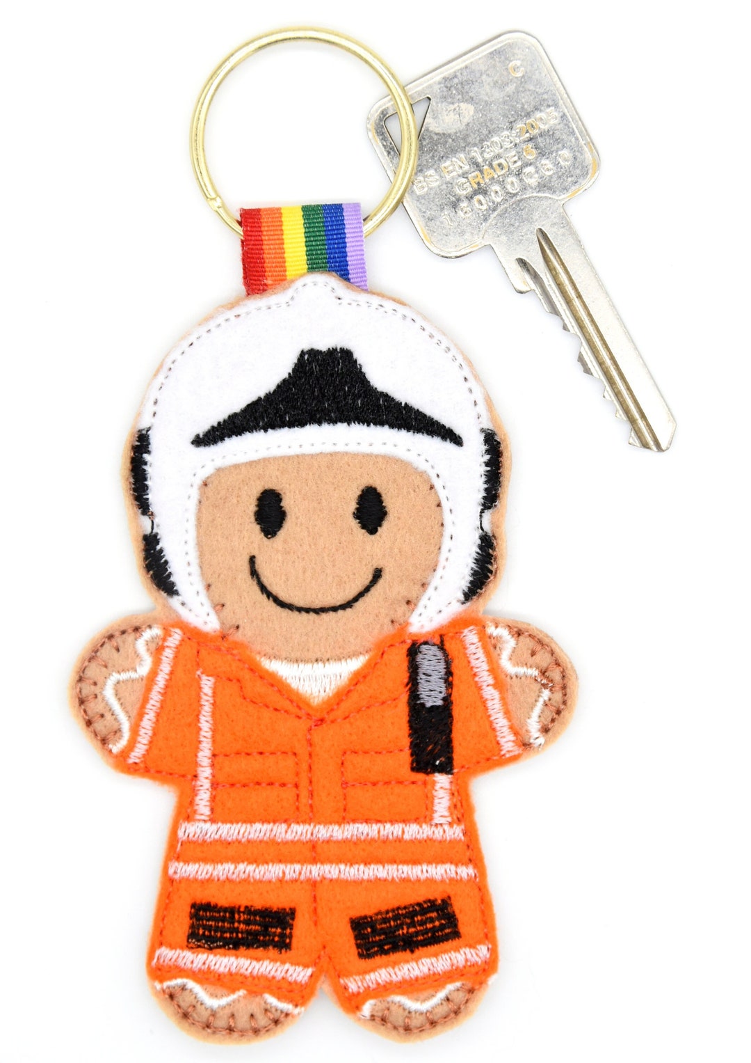 AIR AMBULANCE PERSON Medic Hems Helicoptor Key Ring Hanging Decoration ...