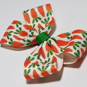 3 Carrot Hair Bow - Etsy