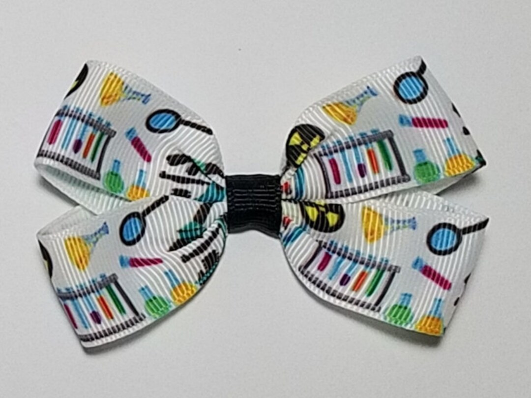 3" Science Hair Bow - Etsy