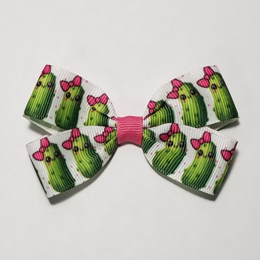 3" Pickle Hair Bow - Etsy
