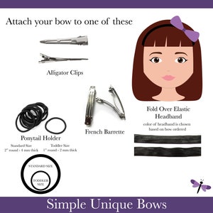 3.5 Solar System Hair Bow you Choose Solid Bow Color - Etsy