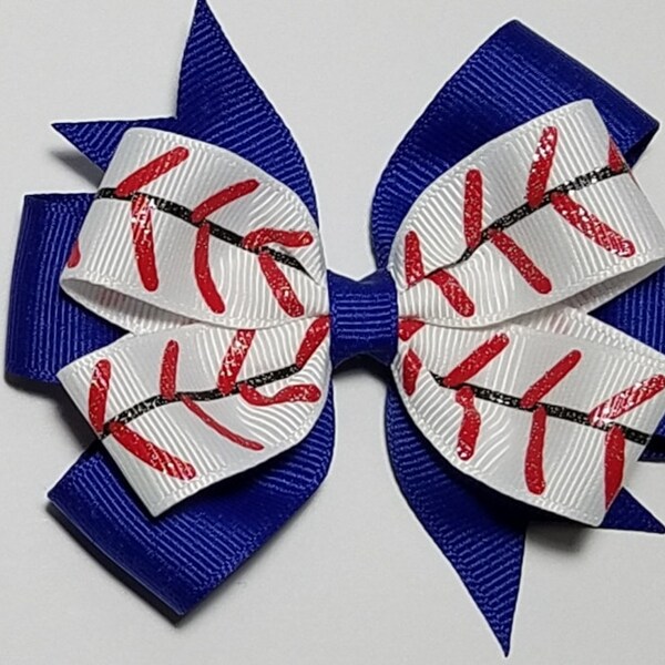 Baseball Hair Bows - Etsy