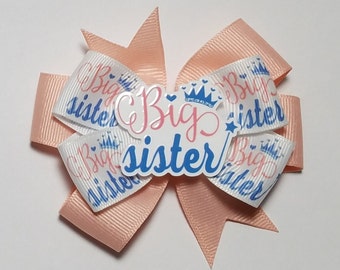 Big Sister Hair Bow | Etsy