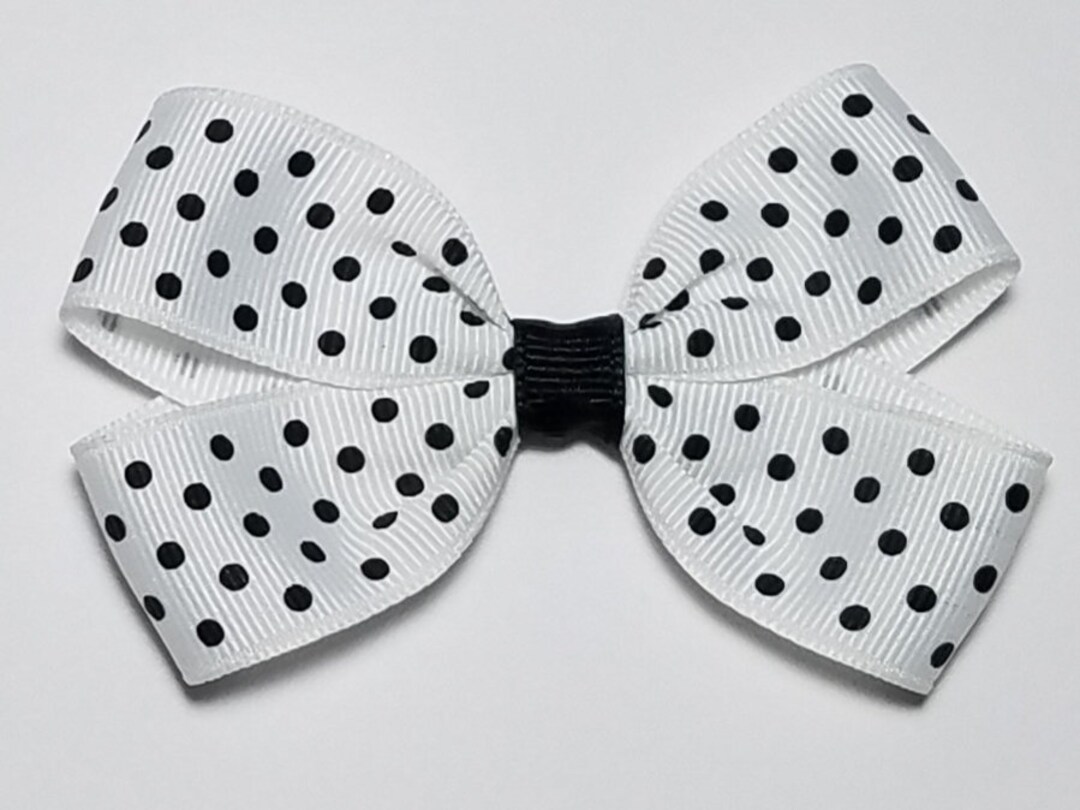 3 Polka Dot Hair Bow CLEARANCE - Etsy.de