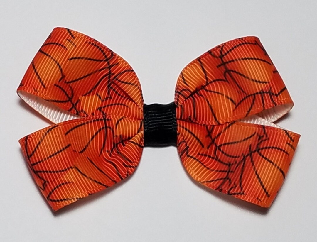 3" Basketball Hair Bow - Etsy