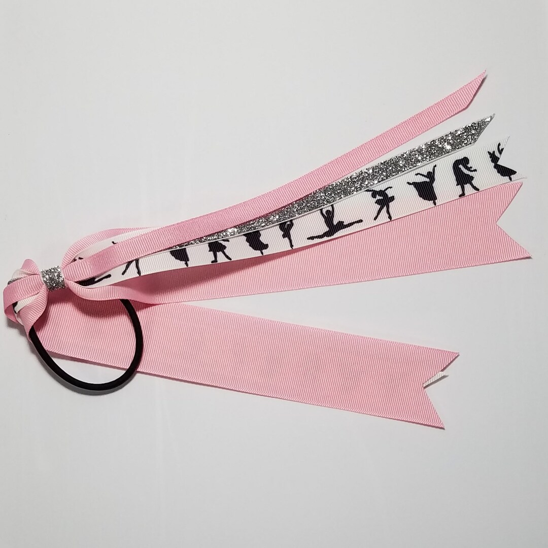 Ballet Ballerina Ponytail Streamer *you Choose Solid Ribbon Color ...