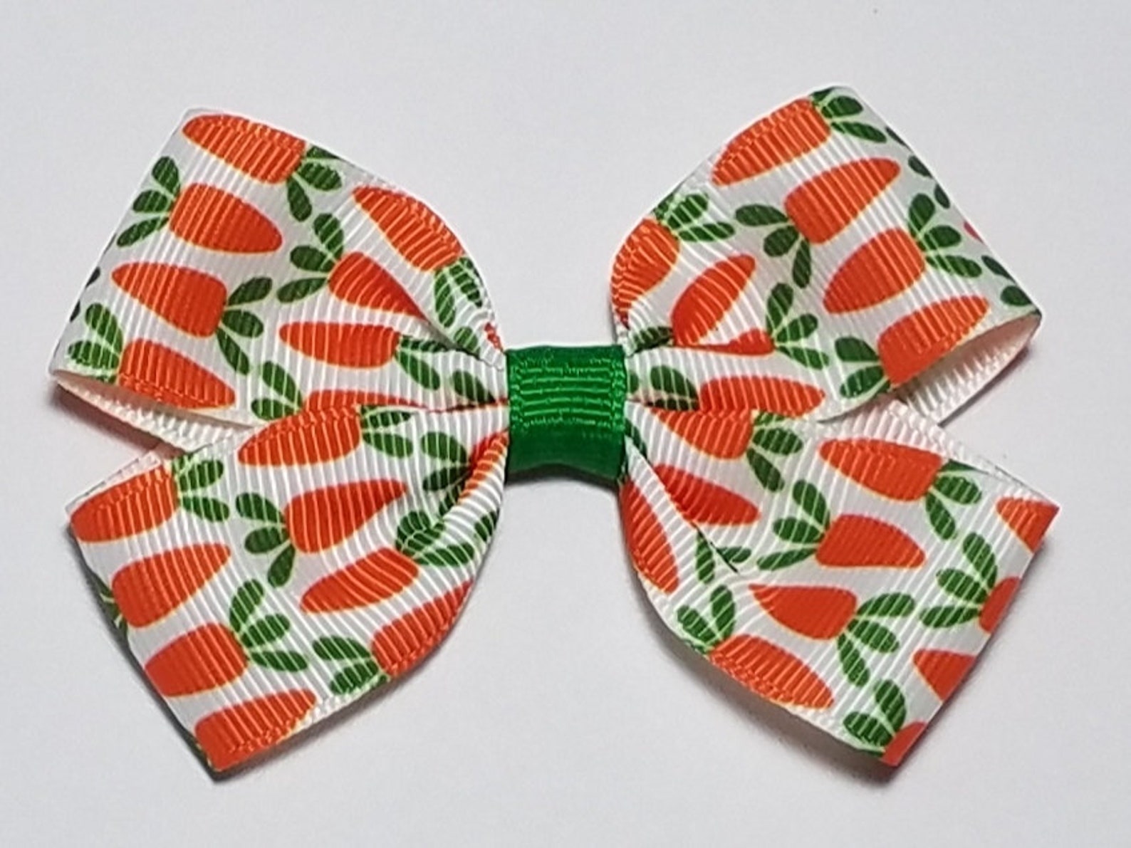 3 Carrot Hair Bow - Etsy