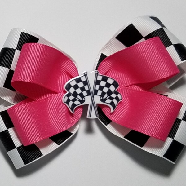 Flag Hair Bow - Etsy