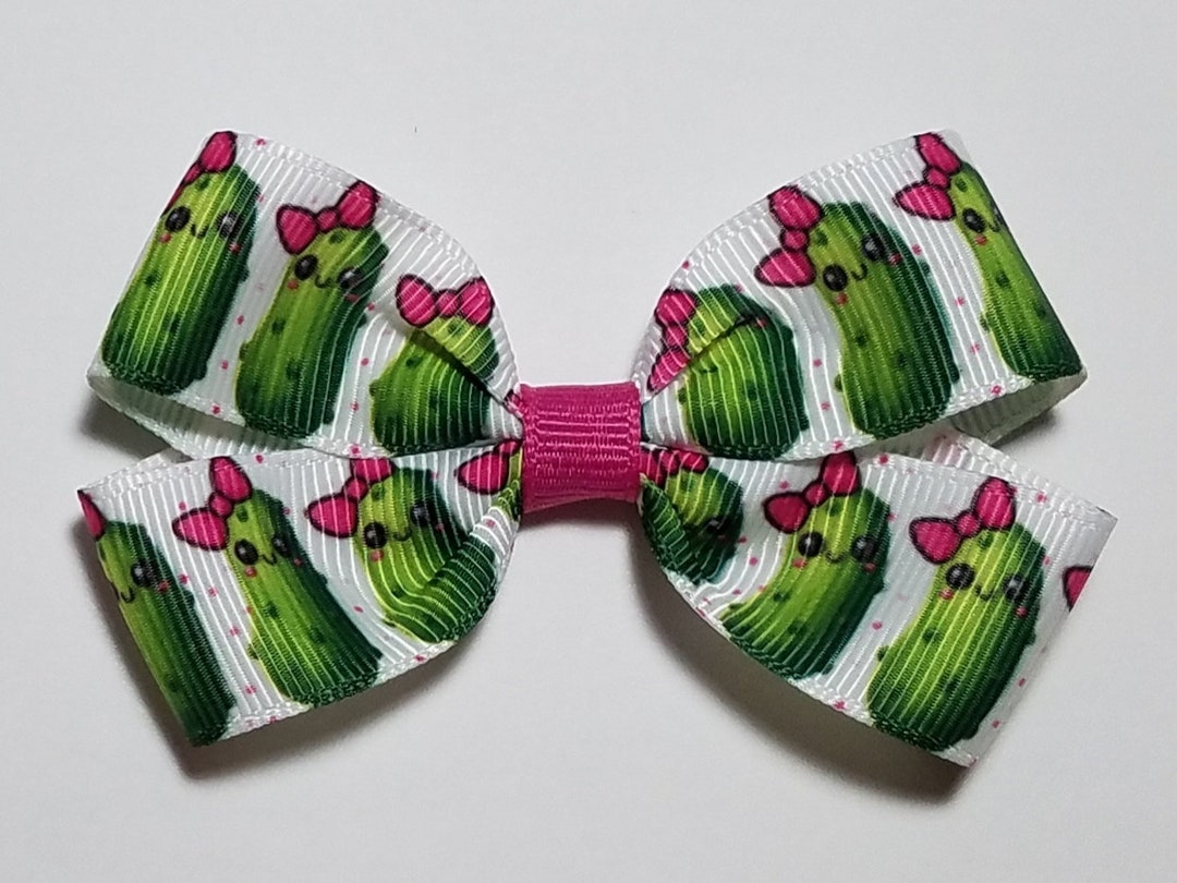 3 Pickle Hair Bow - Etsy