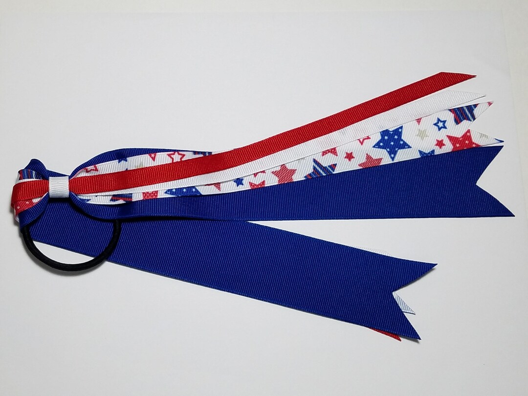 Patriotic Stars Ponytail Streamer - Etsy
