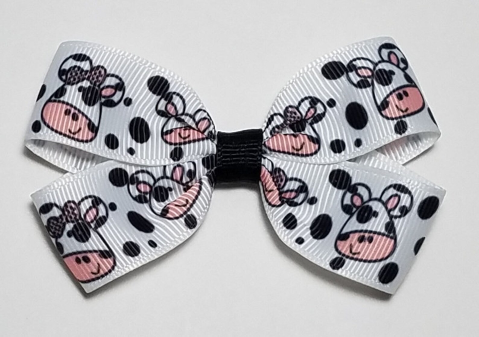 3 Cow Print Hair Bow | Etsy