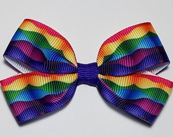 Rainbow Butterfly Hair Clip Butterfly Clip Rainbow Hair Bow - Etsy