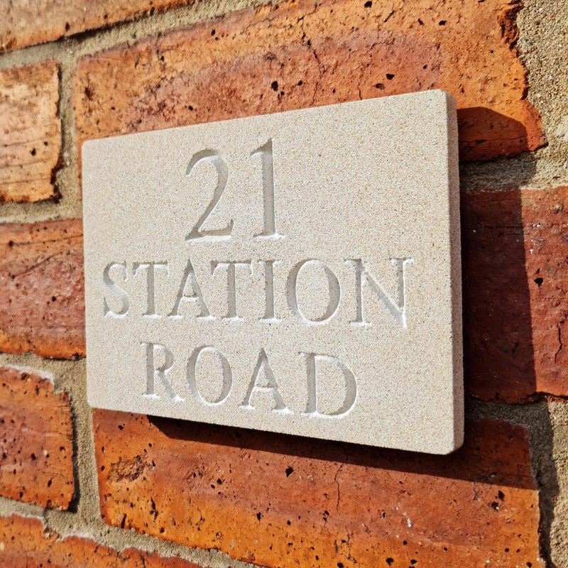 House Stone Number - Etsy UK