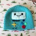 BMO Beemo Inspired Hat From Adventure Time. Crocheted Hat - Etsy