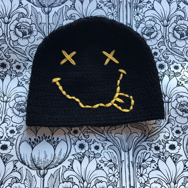 Grunge Beanie - Etsy UK