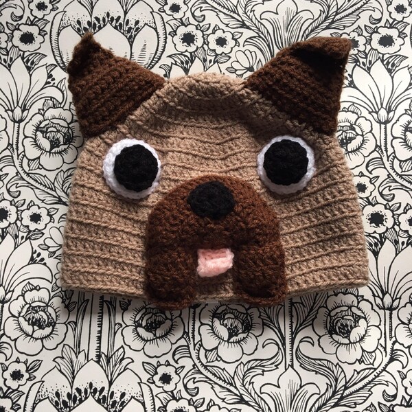 Crochet Pug - Etsy UK