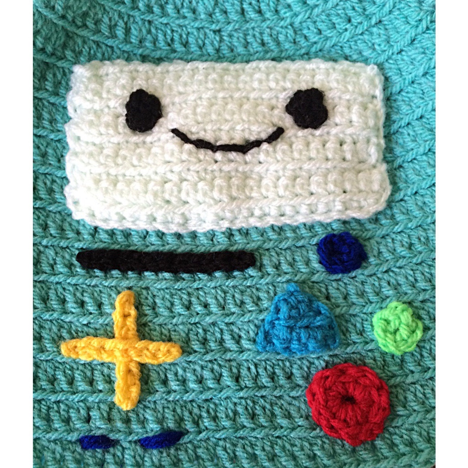 BMO Beemo Inspired Hat From Adventure Time. Crocheted Hat | Etsy