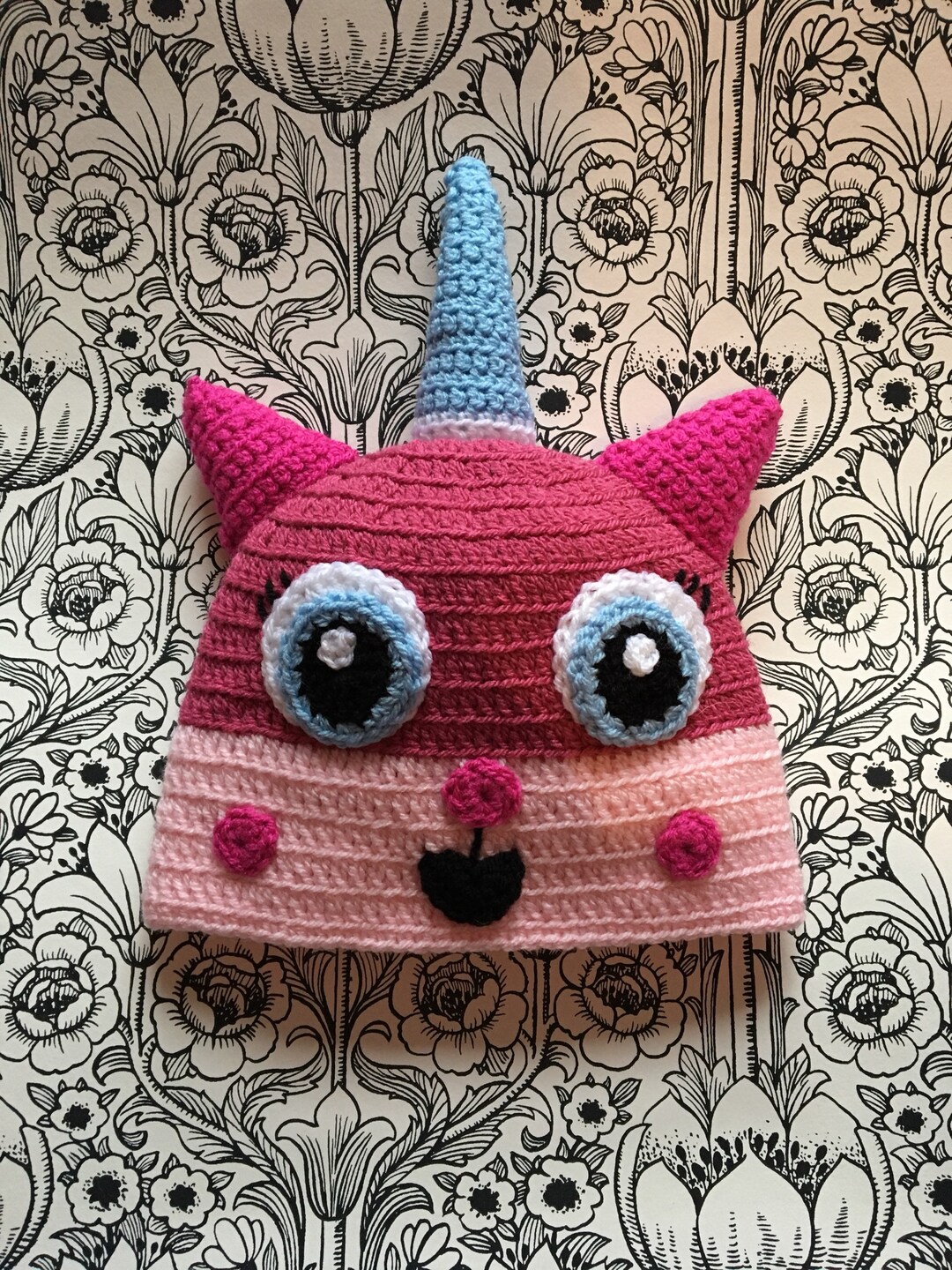 Unikitty Inspired Hat, Hand Crocheted, All Sizes Available From New ...