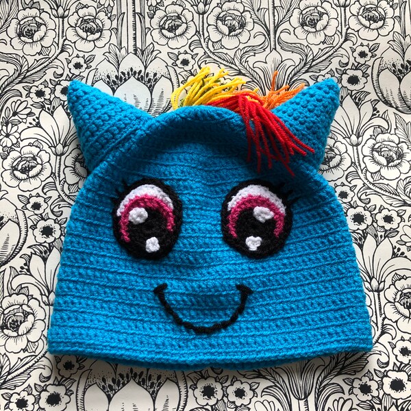 Rainbow Dash Hat - Etsy