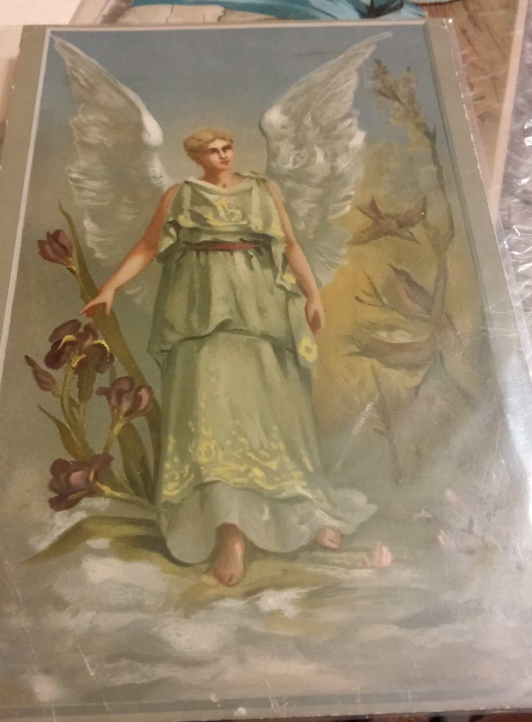 Easter Angle the Joys of Easter Antique Victorian Greeting Card - Etsy