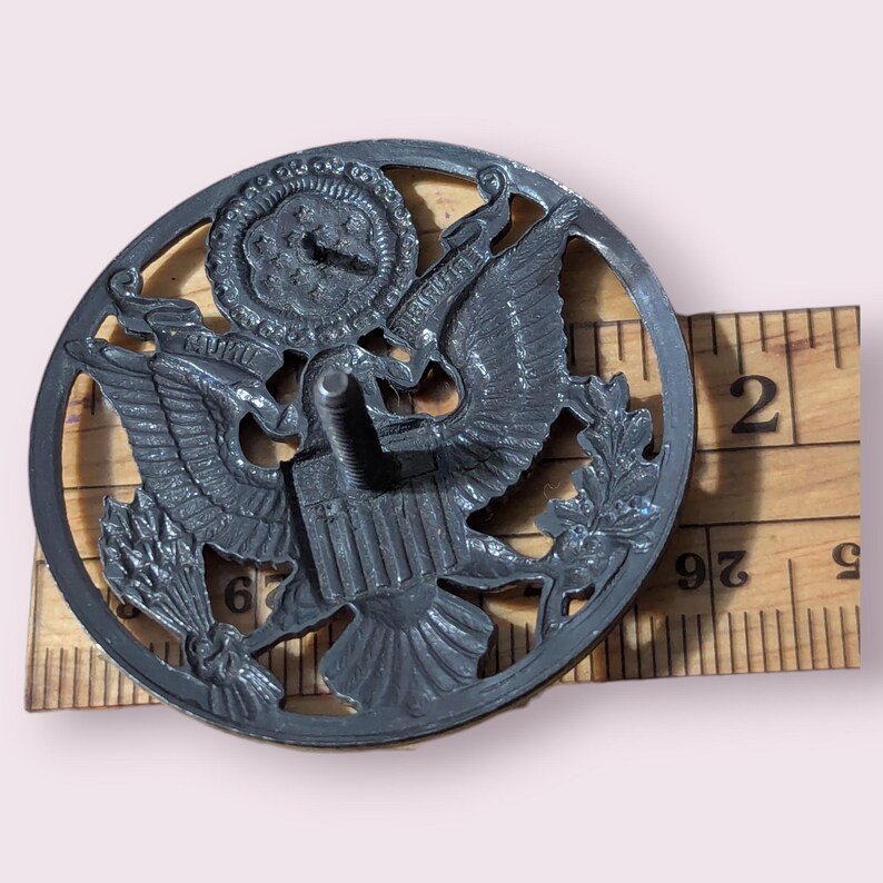 U.s.military Eagle Crest Hat With "e Pluribus Unum" Slogan. - Etsy