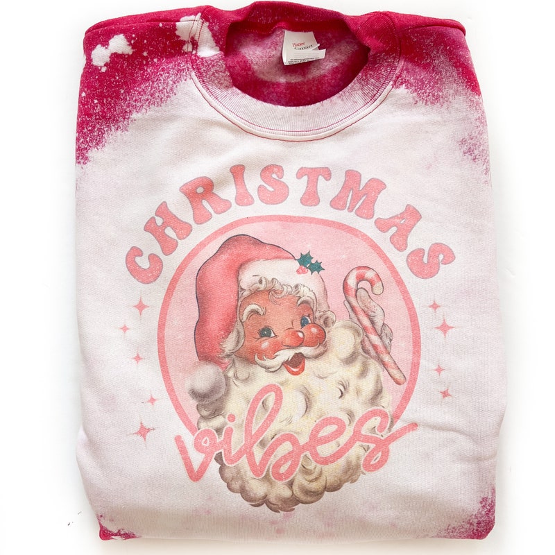 Bleached Christmas Sweatshirts - Etsy