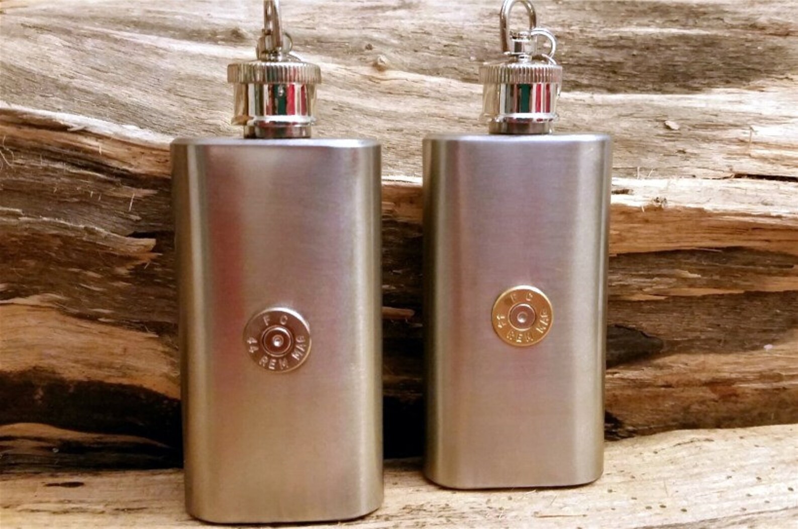 Stainless Steel 2 Ounce BULLET Flask. Your Choice of 380 9 - Etsy