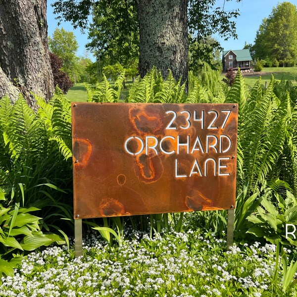 Address Sign Post - Etsy