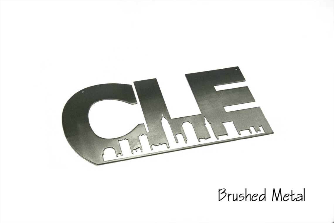 Cleveland CLE Skyline - Etsy