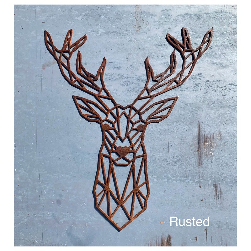 Geometric Deer - Etsy