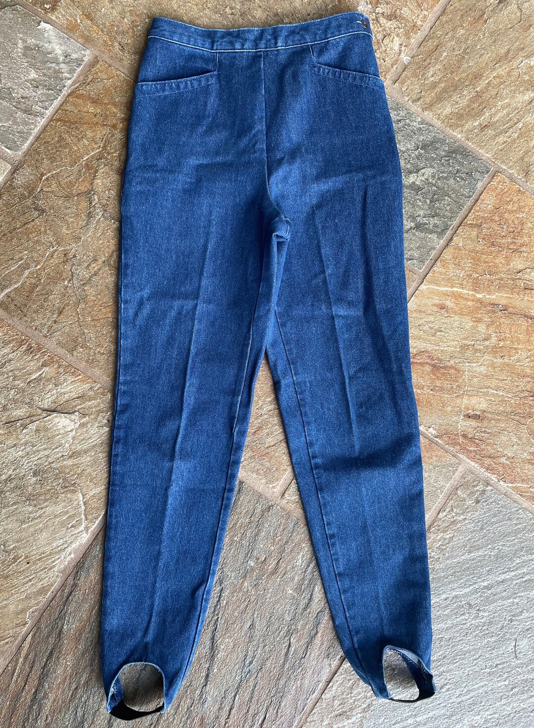 VTG 1980s St. Michael High Waist Stirrup Mom Jeans UK 4 X Long - Etsy ...