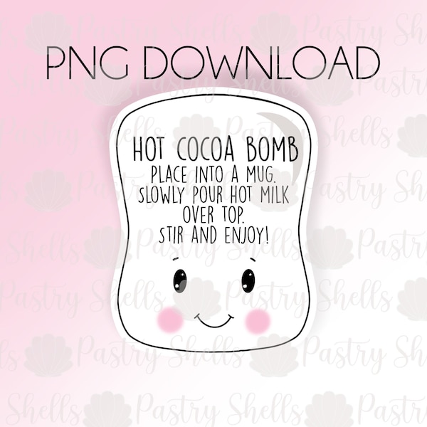 Hot Cocoa Bomb Tags - Etsy
