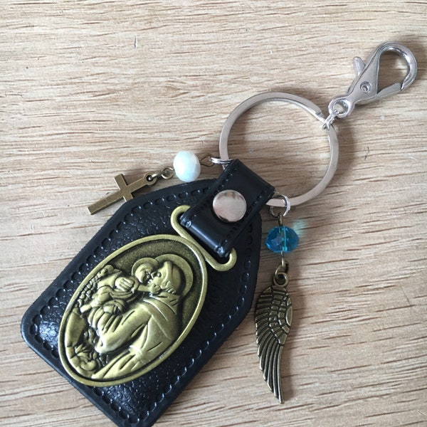 St Anthony Keychain - Etsy