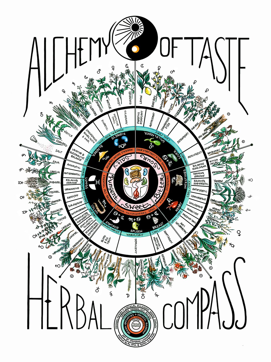 Alchemy of Taste Healing Map Art - Etsy