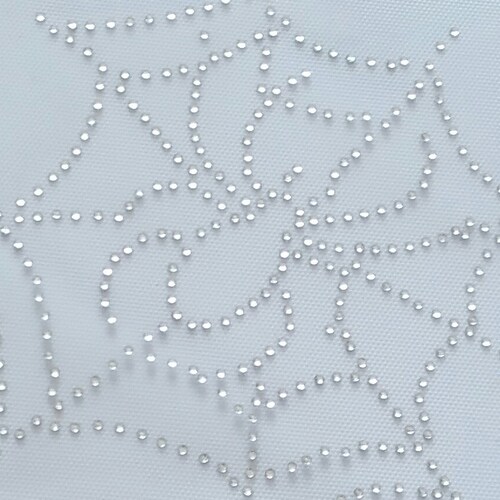 Spider Web Appliqué Crystal Spider Web Iron On Rhinestone - Etsy