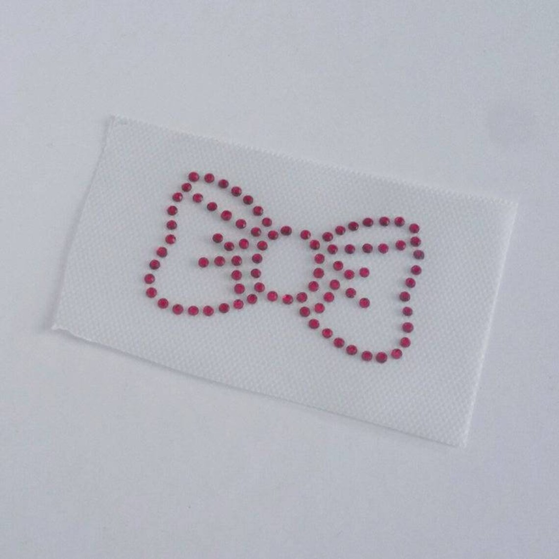 Bow Appliqué, Bow Bling Iron on Transfer, Rhinestone Bow Applique, DIY ...