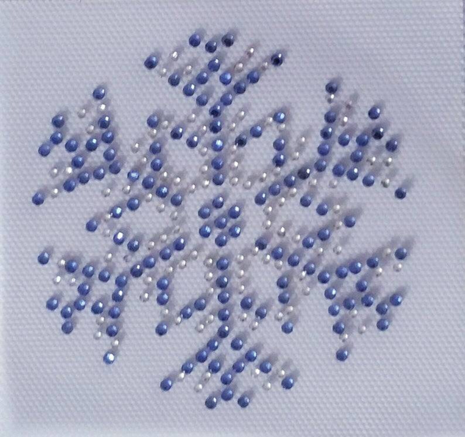 3.5 Sapphire Crystal Snowflake Appliqué Snow Flake - Etsy