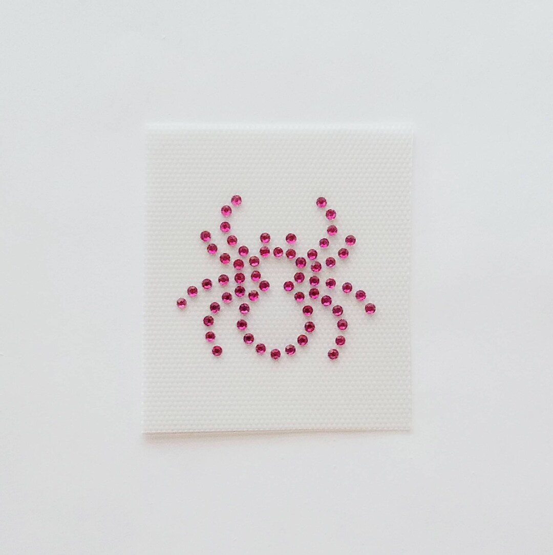 Spider Appliqué, Spider Rhinestone Transfer, Arachnid Iron On ...