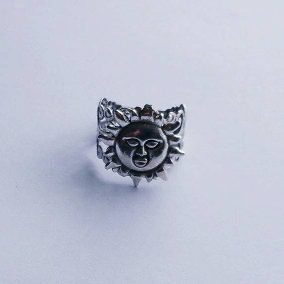 Celestial Sun Adjustable Filigree Ring, Celtic Sun Adjustable Ring, Sun ...