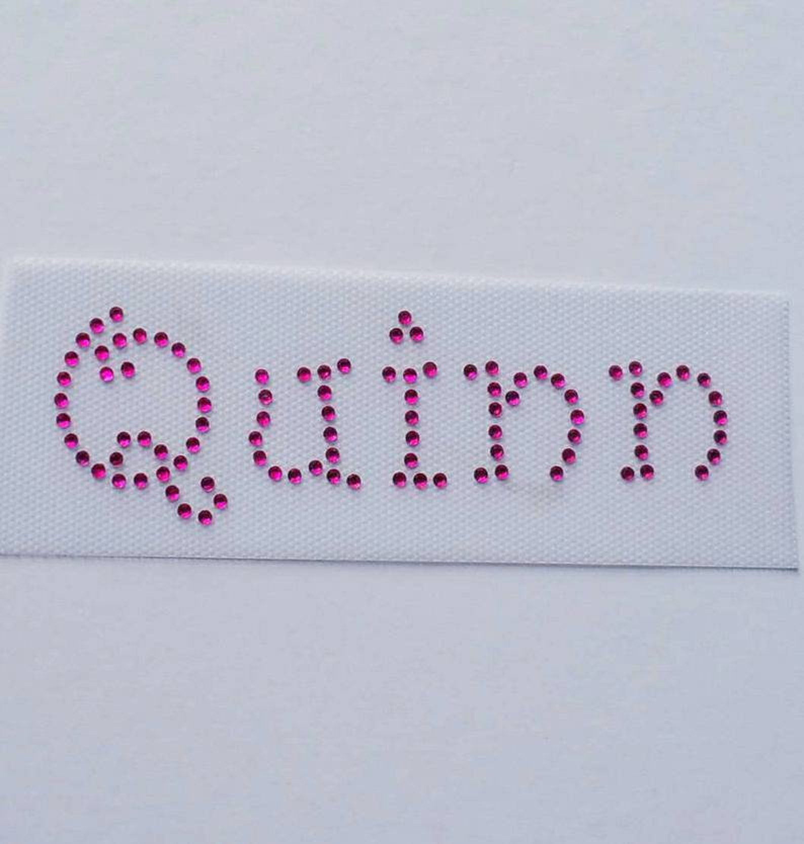 Personalized Name Appliqué, Custom Name Patch, Rhinestone Name, 1.5 ...