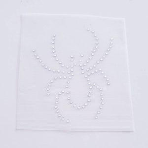 Spider Appliqué, Spider Rhinestone Transfer, Arachnid Iron On ...