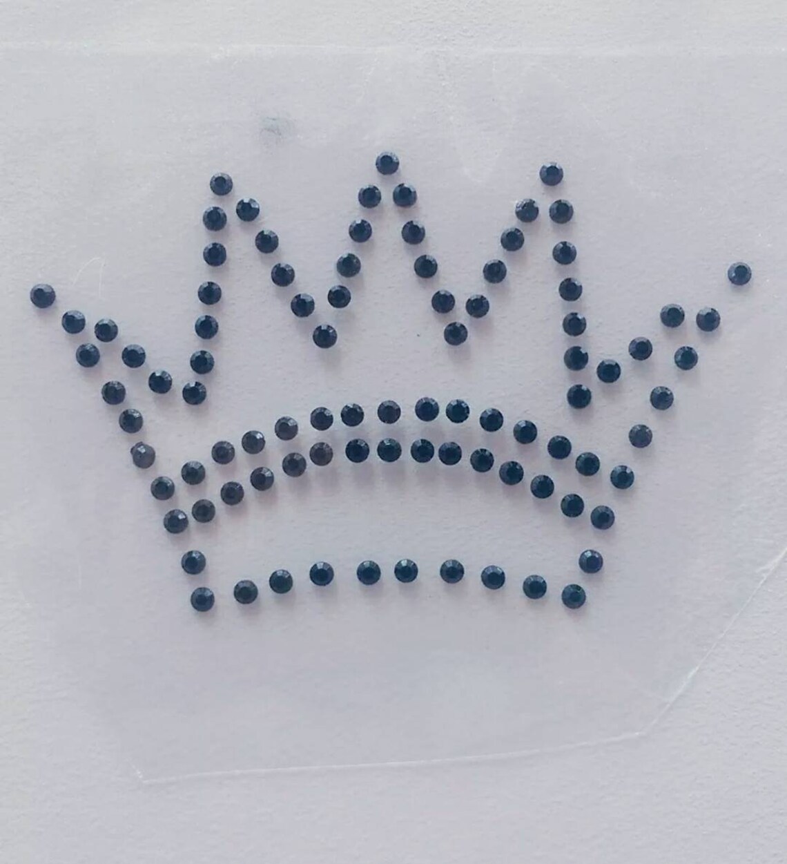 Crown Appliqué Crown Rhinestone Transfer Iron on Crown | Etsy
